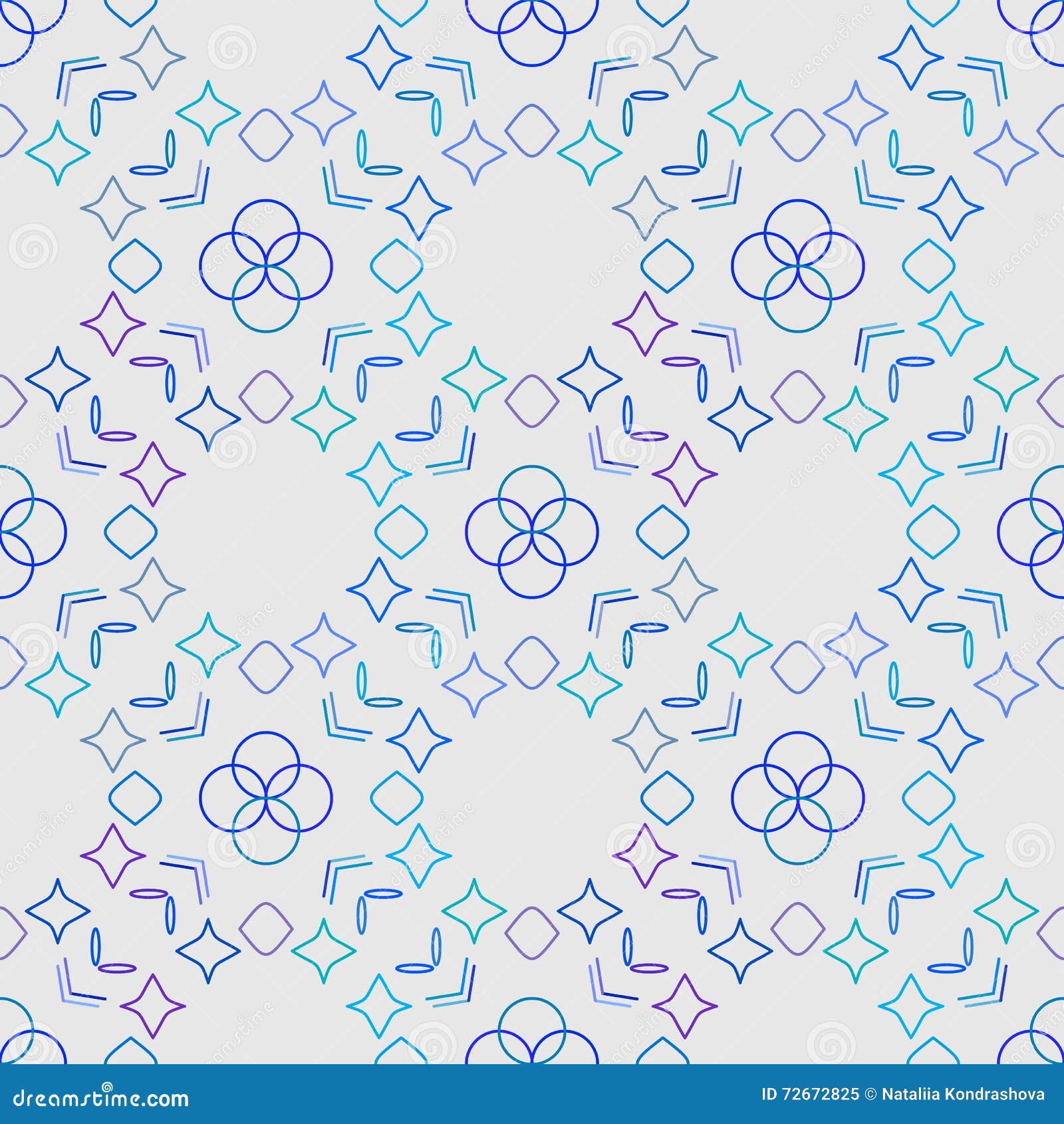 Abstract Mirroring Seamless Geometry Pattern Stock Vector ...