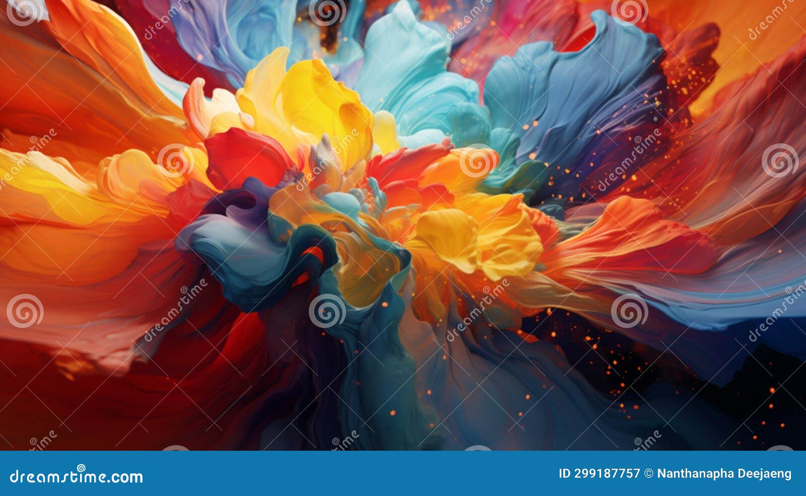 Abstract mix color art 4k stock image. Image of fresh - 299187757