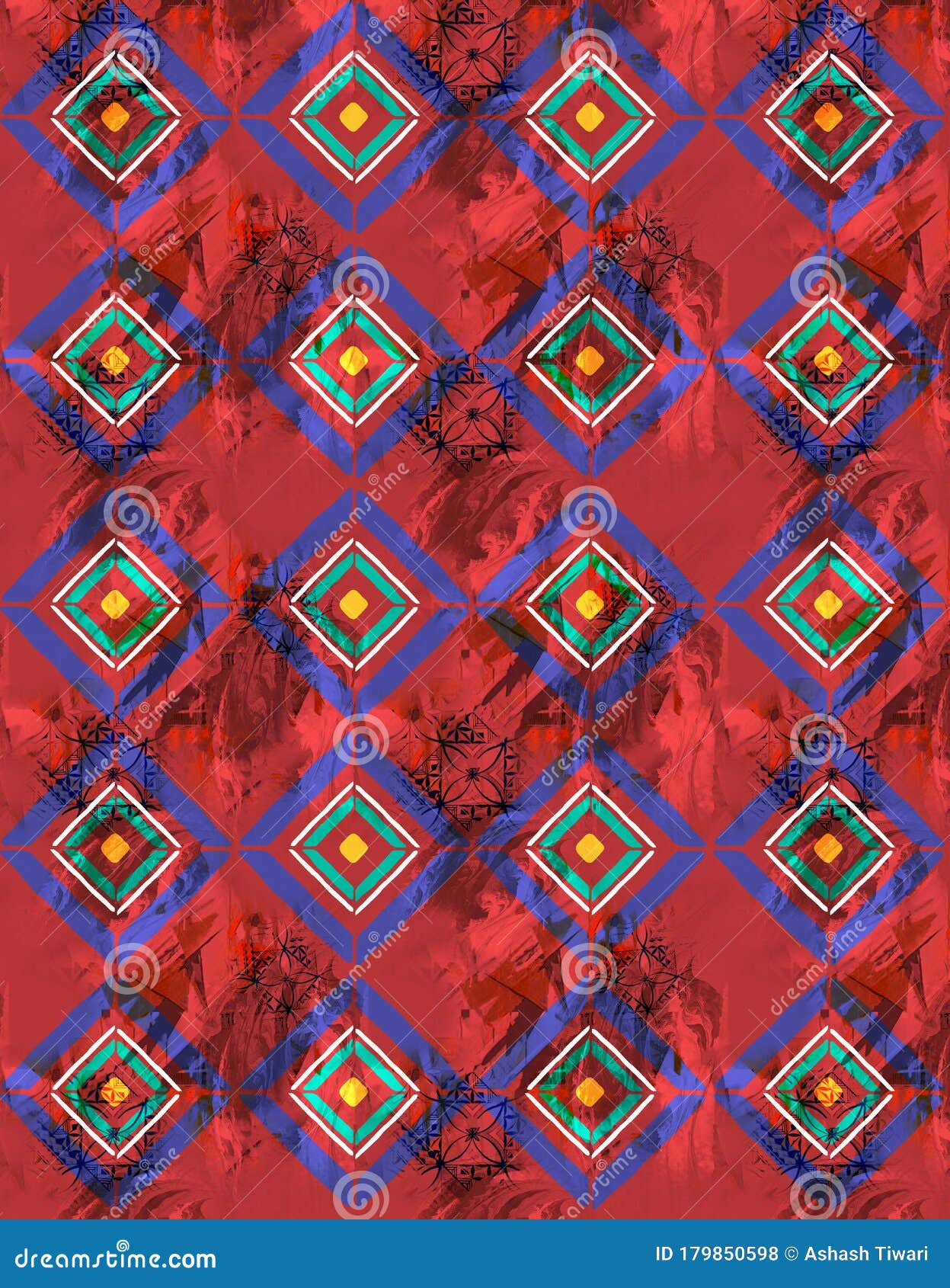 Abstract Mix Geometrical Pattern with Color Backgound Stock ...