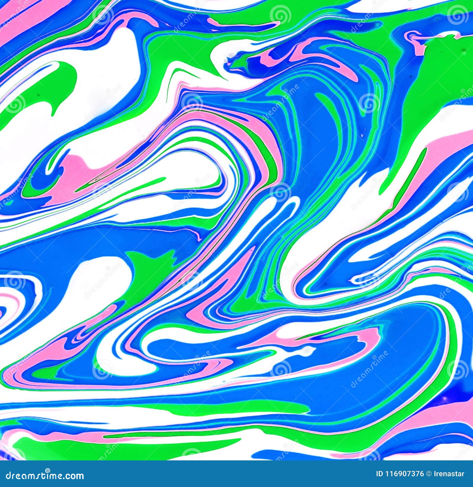 Abstract Mixed Acrylic Texture with Marble Pattern Stock Illustration ...