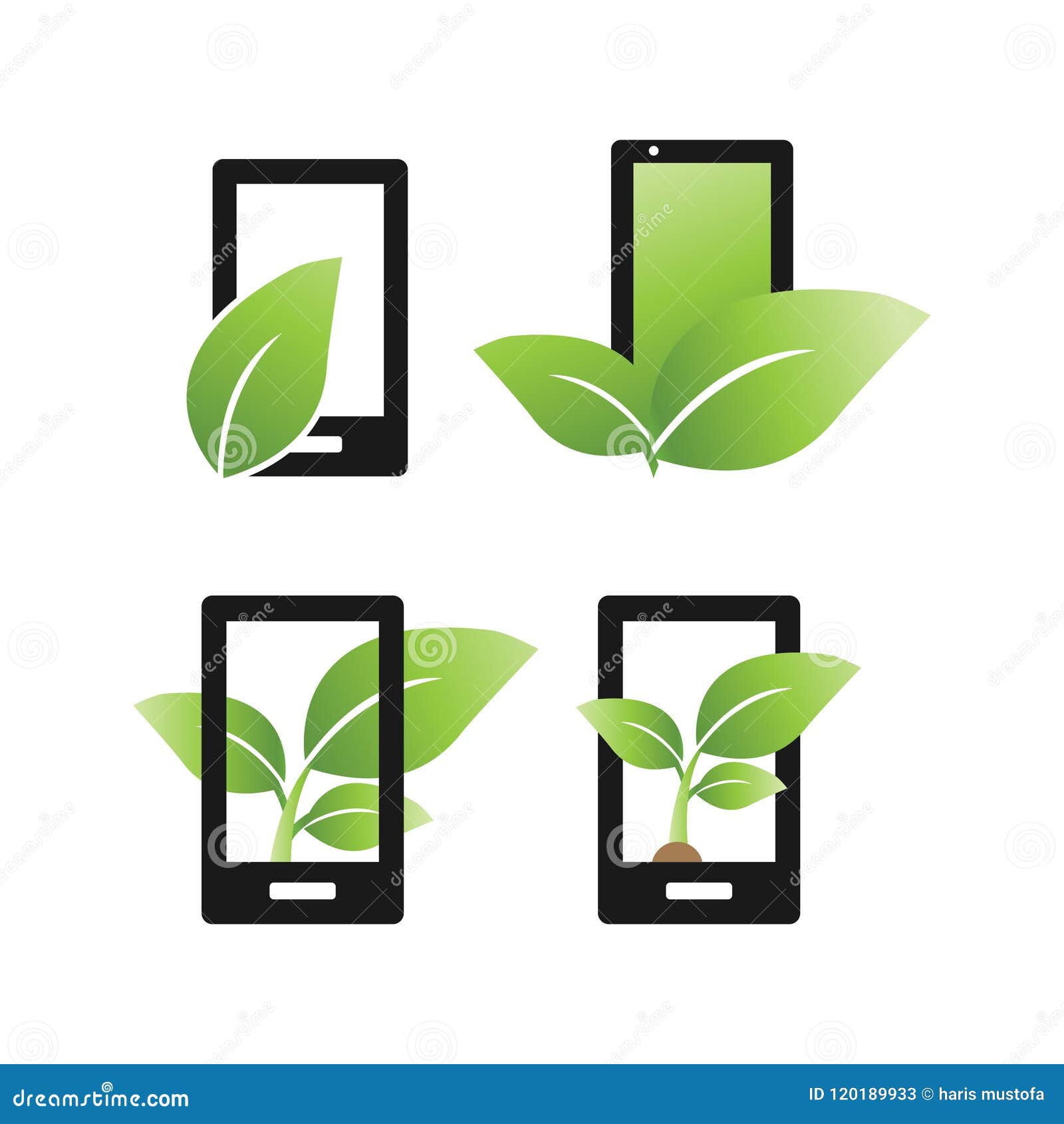 Abstract mobile phone logo stock vector. Illustration of data - 120189933