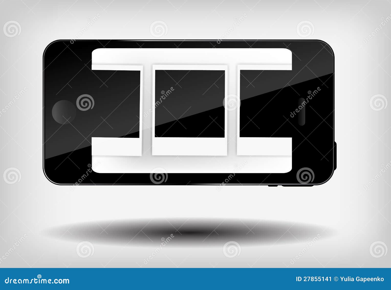 Abstract Mobile Phone Vector Illustration Stock Vector - Illustration ...