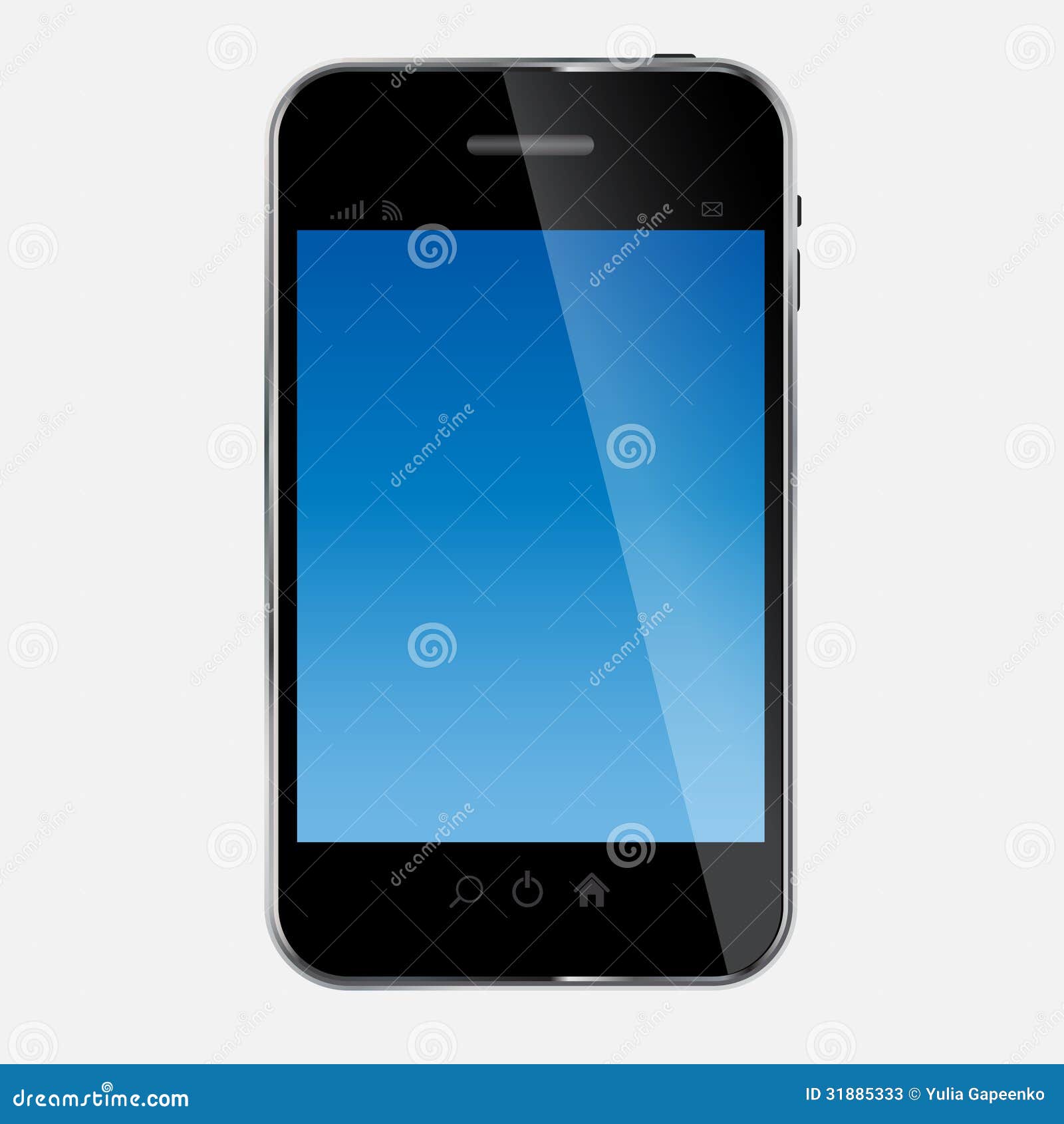 Abstract Mobile Phone Vector Illustration Stock Vector - Illustration ...