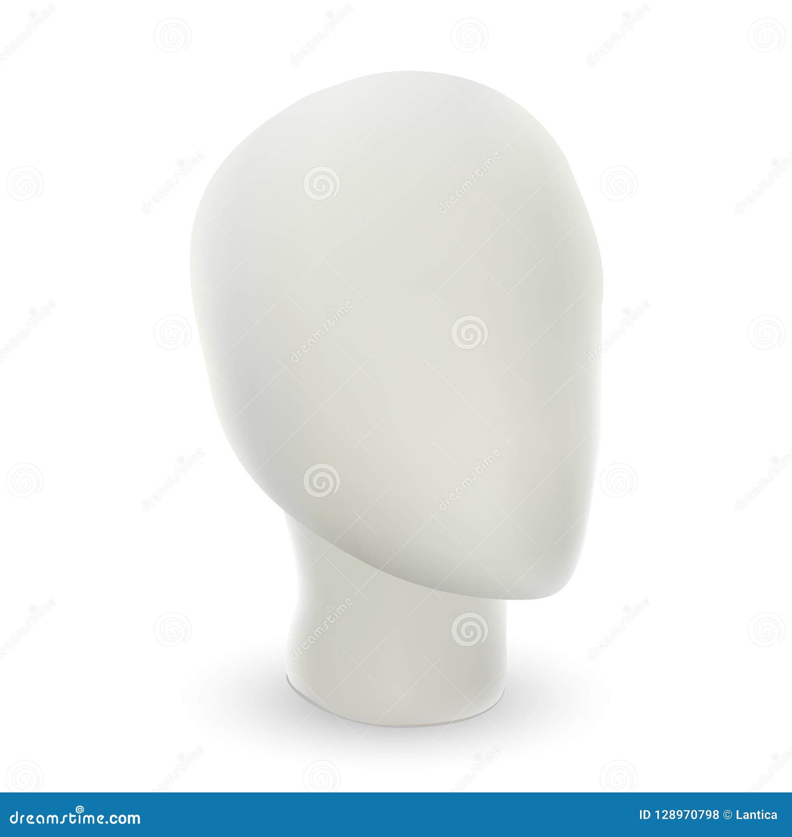 Abstract Model of Human Head, 3d Simple Vector. Stock Vector ...