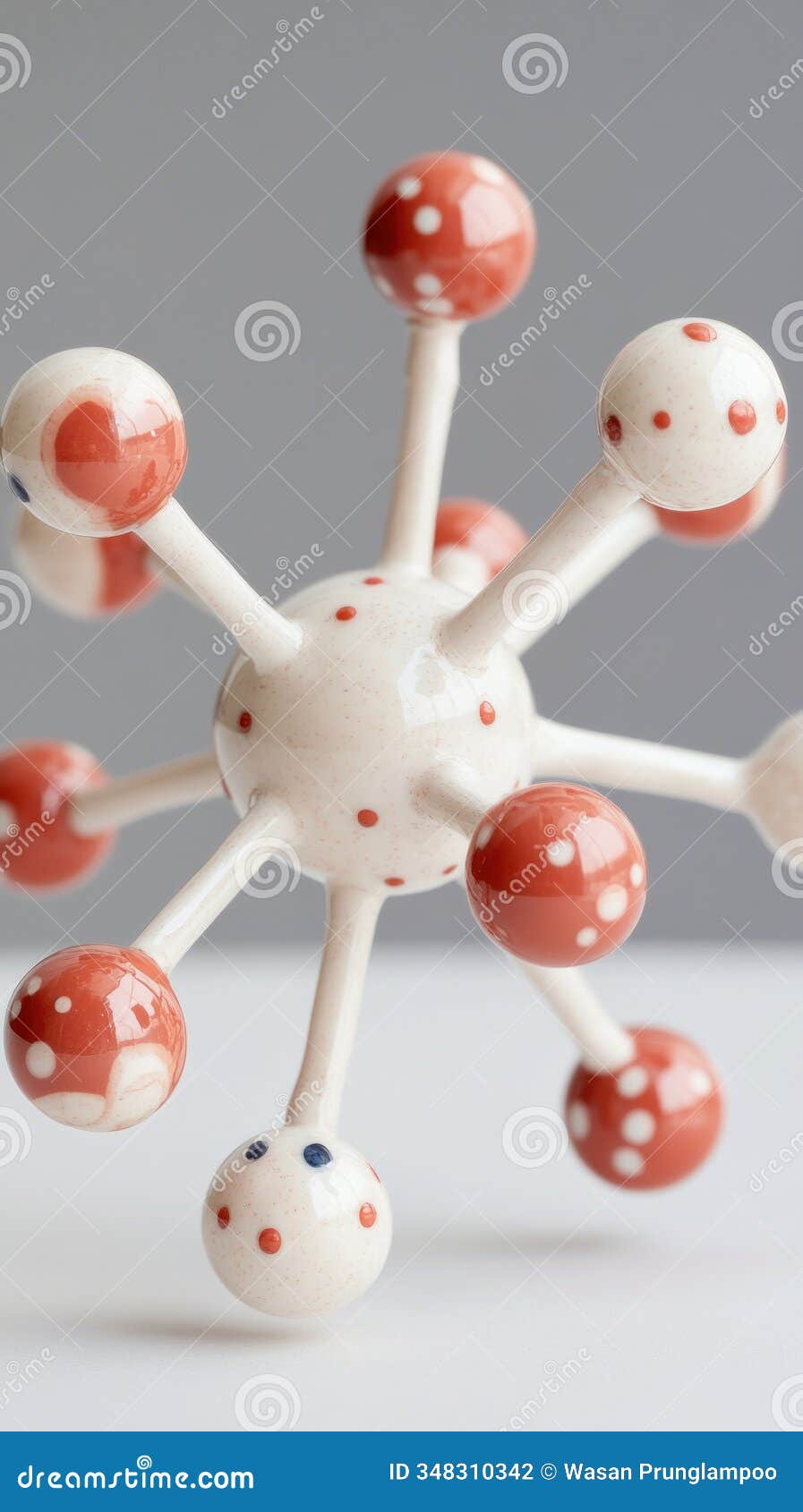 Abstract Model Representing Molecular Structure and Design Stock ...