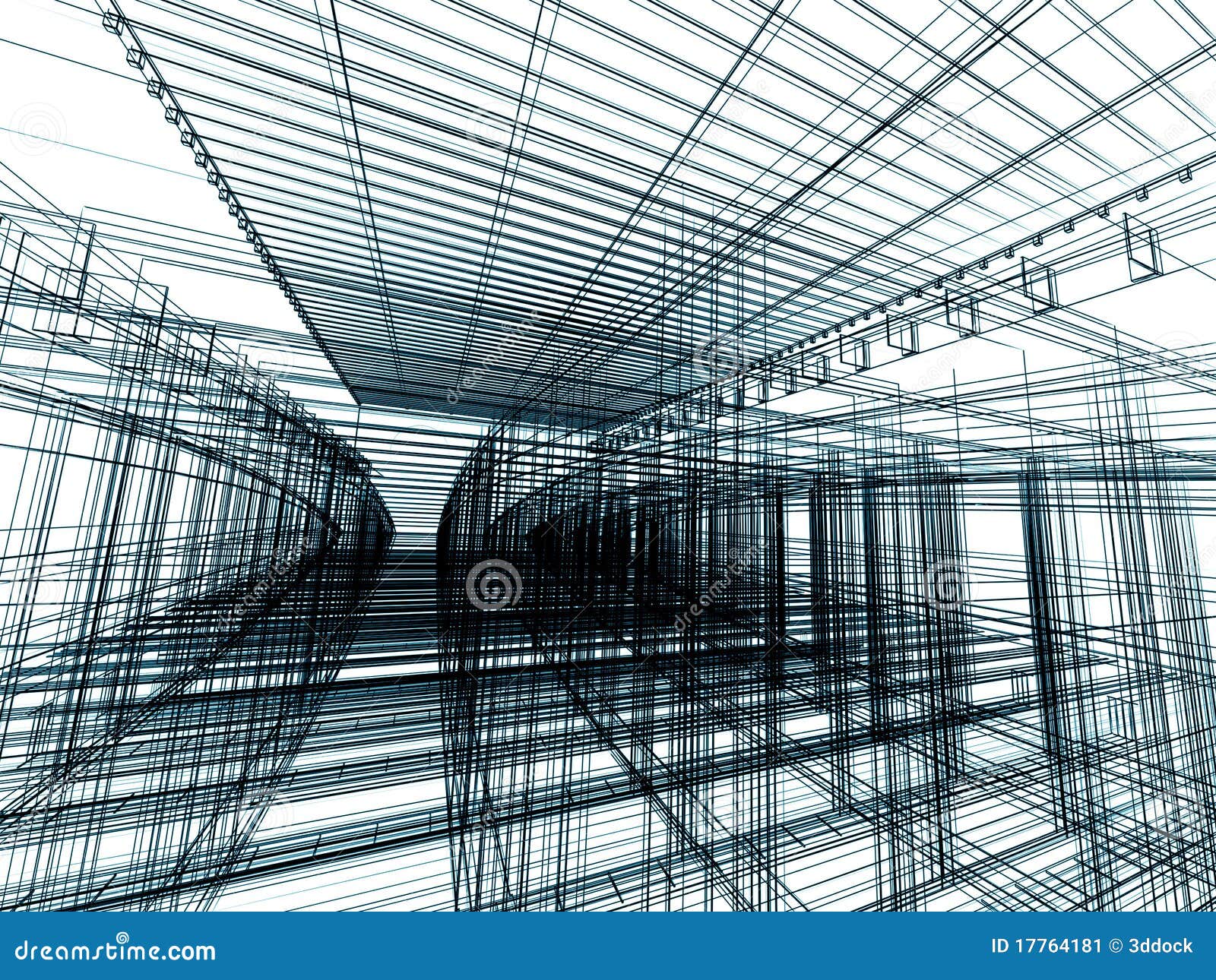 Abstract Modern Architecture Stock Illustration - Illustration of built ...