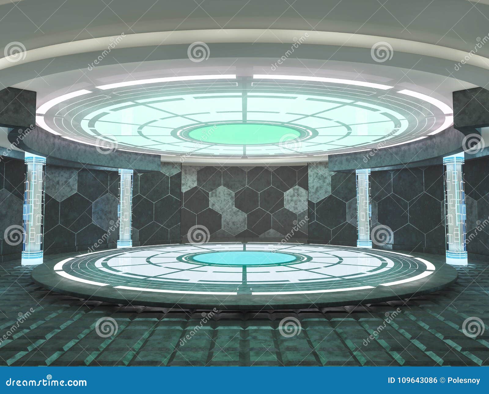 Abstract Modern Architecture Background. 3D Rendering Stock Photo ...