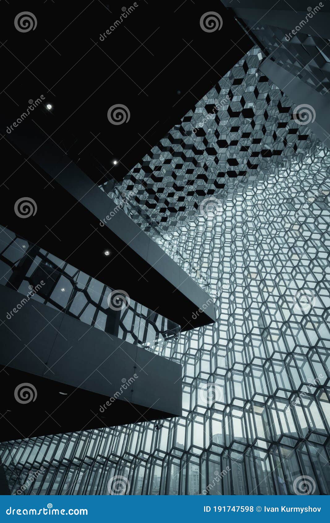 Abstract Modern Architecture Background Interior Editorial Stock Photo ...