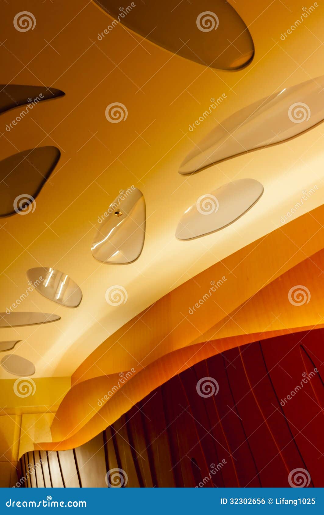 Abstract of Modern Architecture Building Interior Stock Photo - Image ...