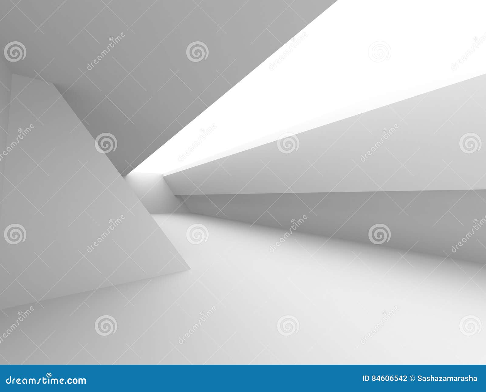 Abstract Modern Architecture Interior Background Stock Illustration ...