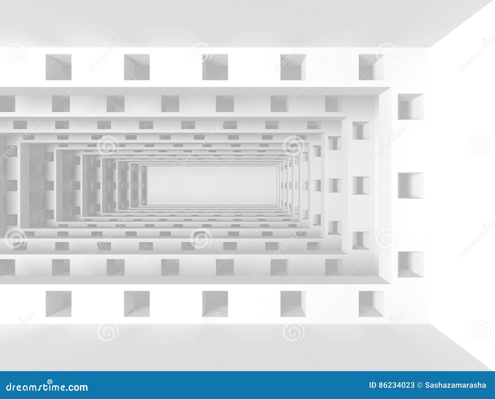 Abstract Modern Architecture Interior Background Stock Illustration ...