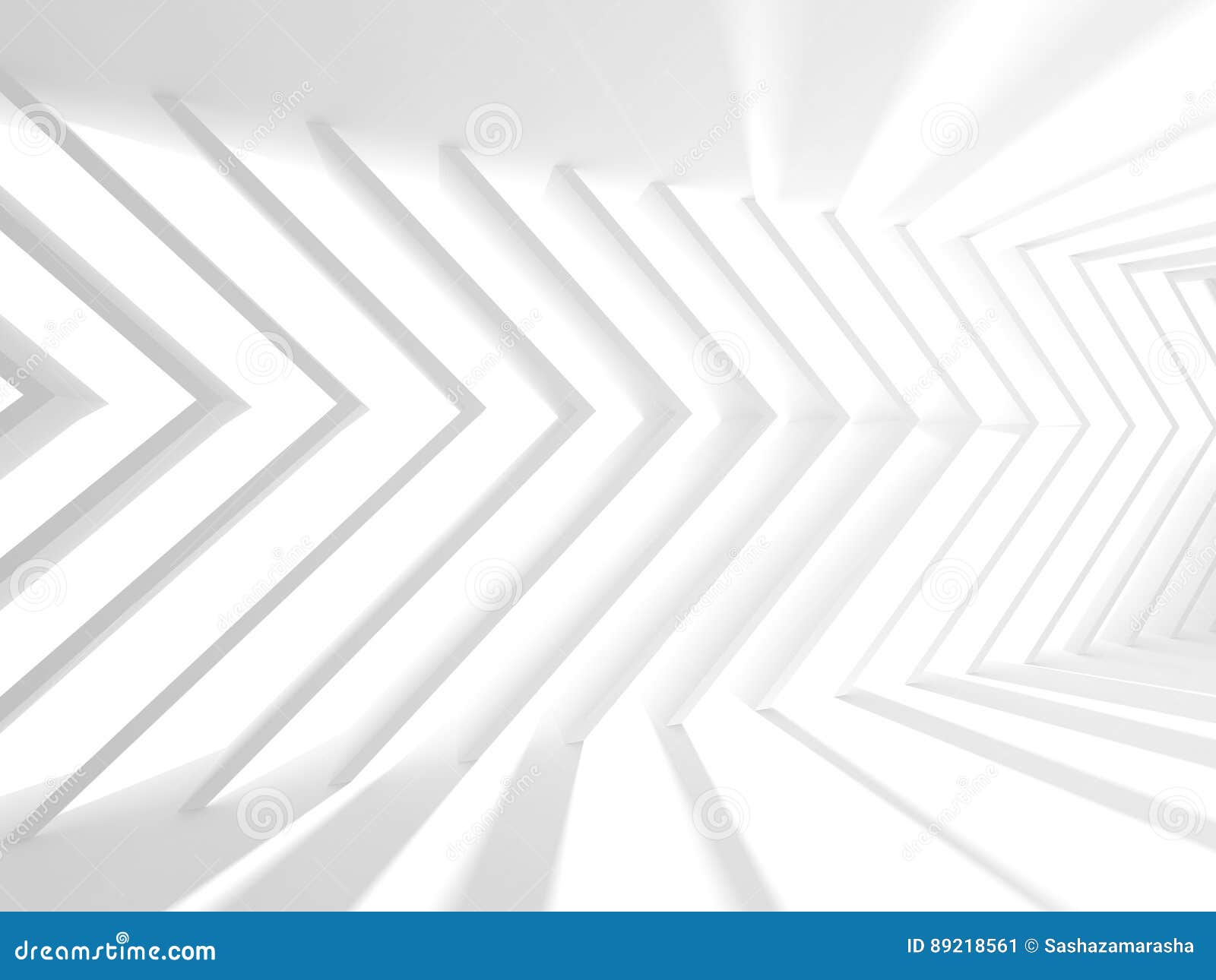 Abstract Modern Architecture Interior Background Stock Illustration ...