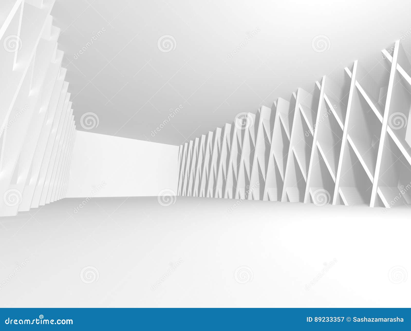 Abstract Modern Architecture Interior Background Stock Illustration ...