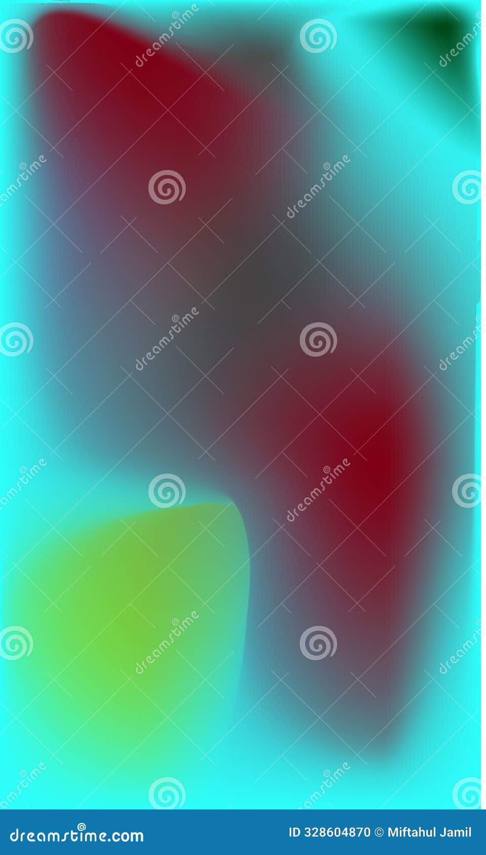Abstract Modern Background in Blue, Abstract Gradient Objects in Red ...