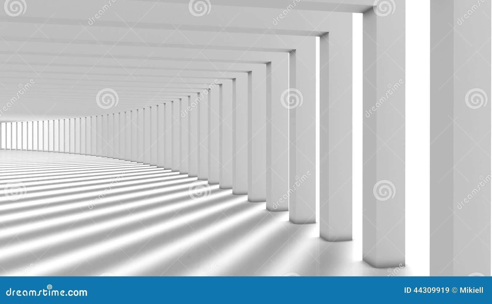 Abstract Modern Background, Columns Hall Stock Illustration - Image ...