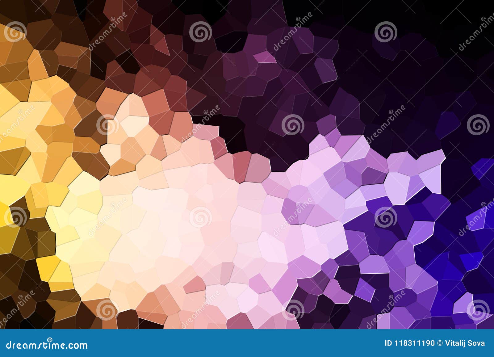 Abstract Geometric Polygons and Triangles Stock Illustration ...