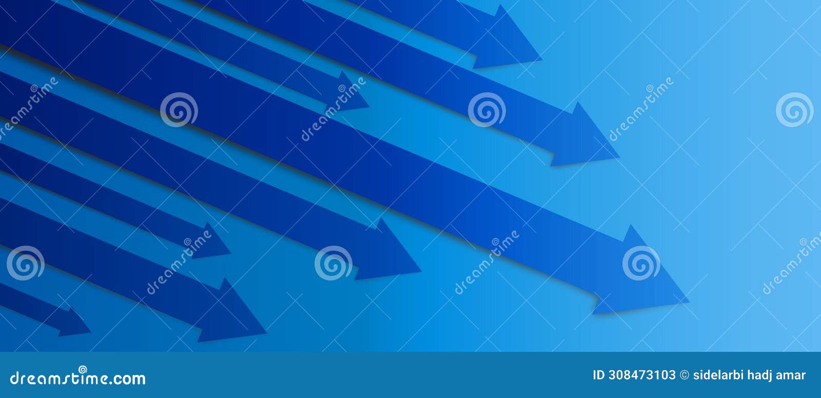 Abstract Modern Background Gradient Color. Blue Gradient Arrow Shape ...