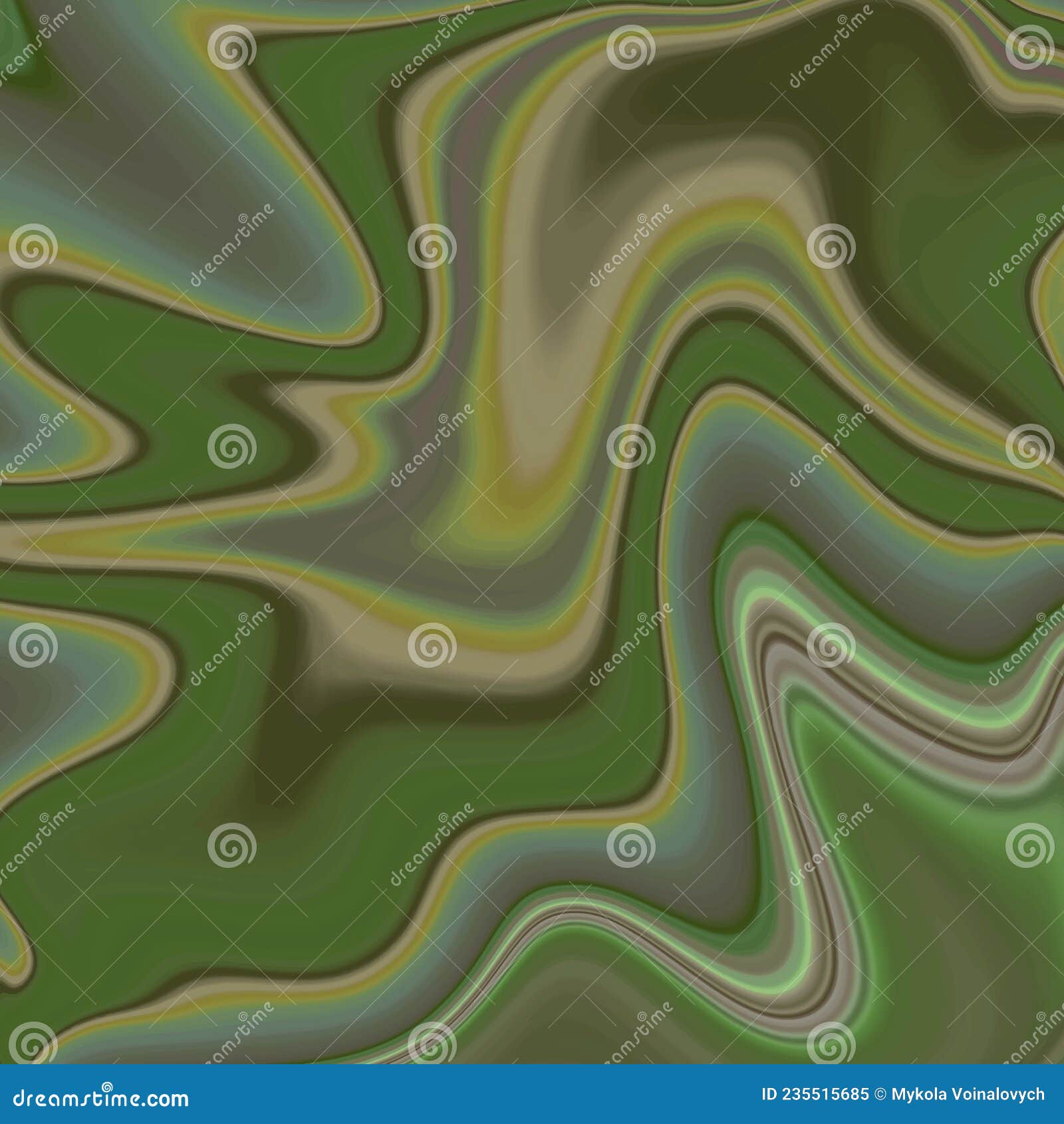 Abstract Modern Background of Green Fluid Flow Lines Vector, Design ...