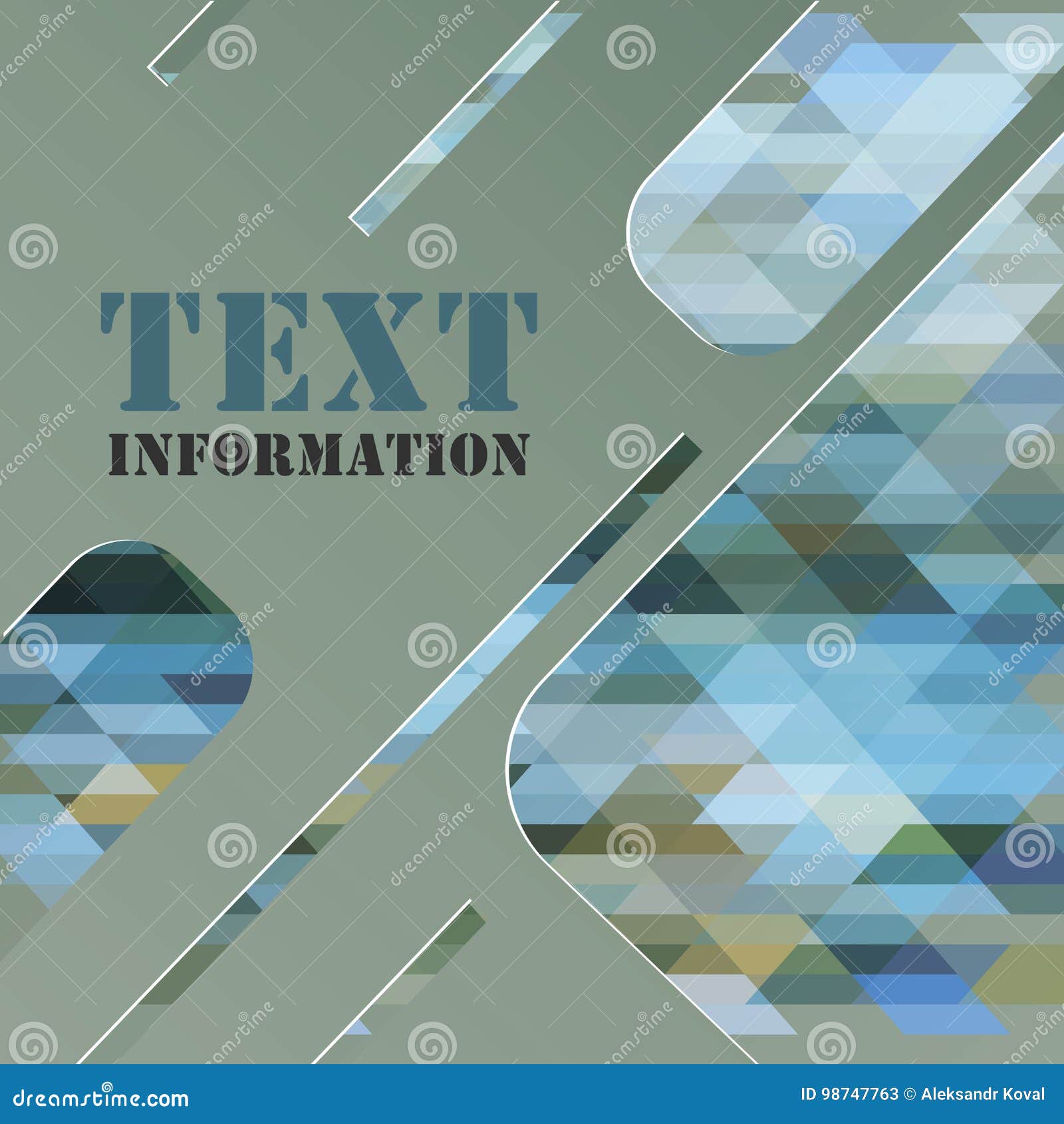Abstract Modern Background with a Place for Text. Stock Vector ...