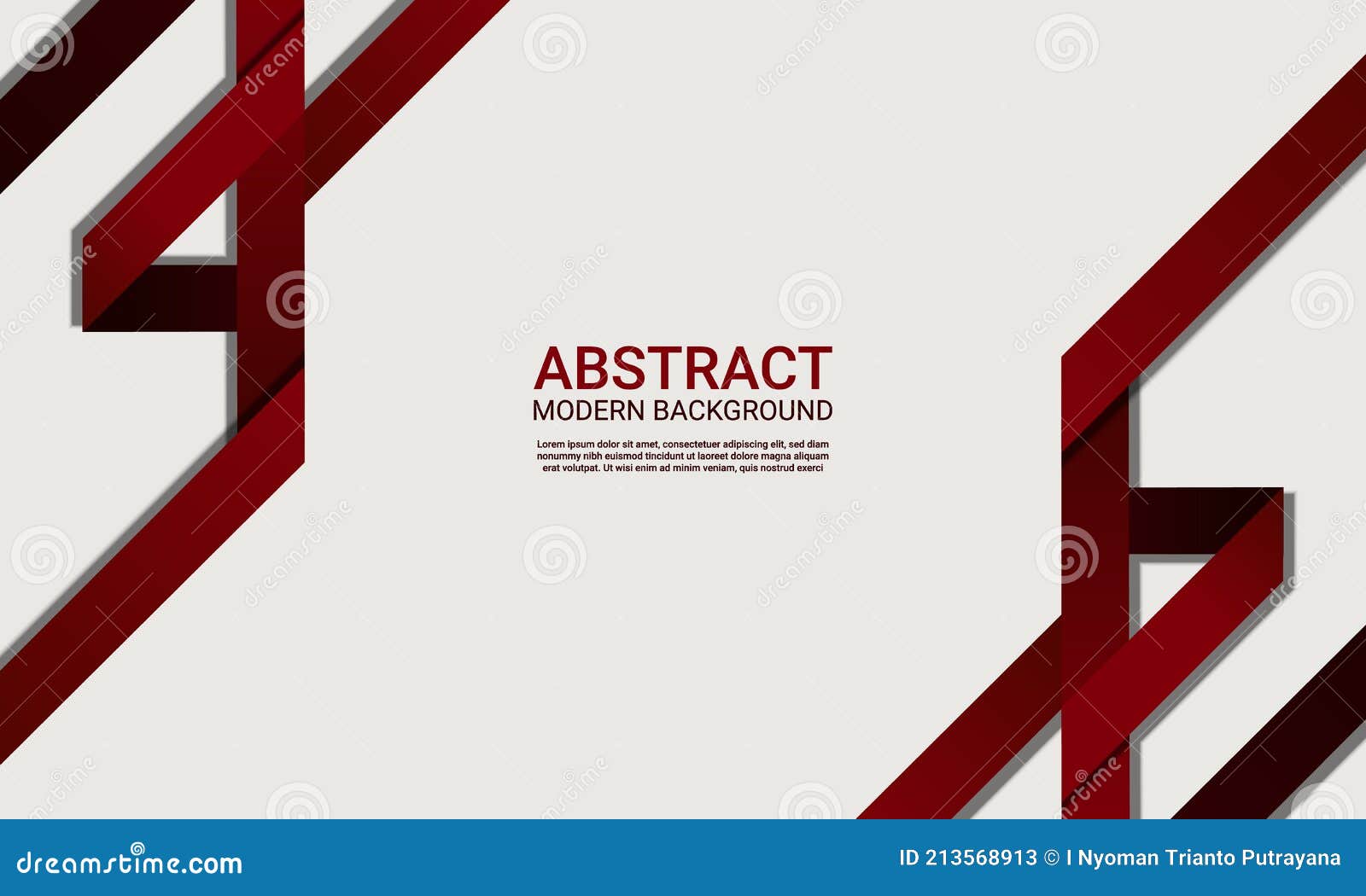 Abstract Modern Background with Red Stripes. Stock Vector ...