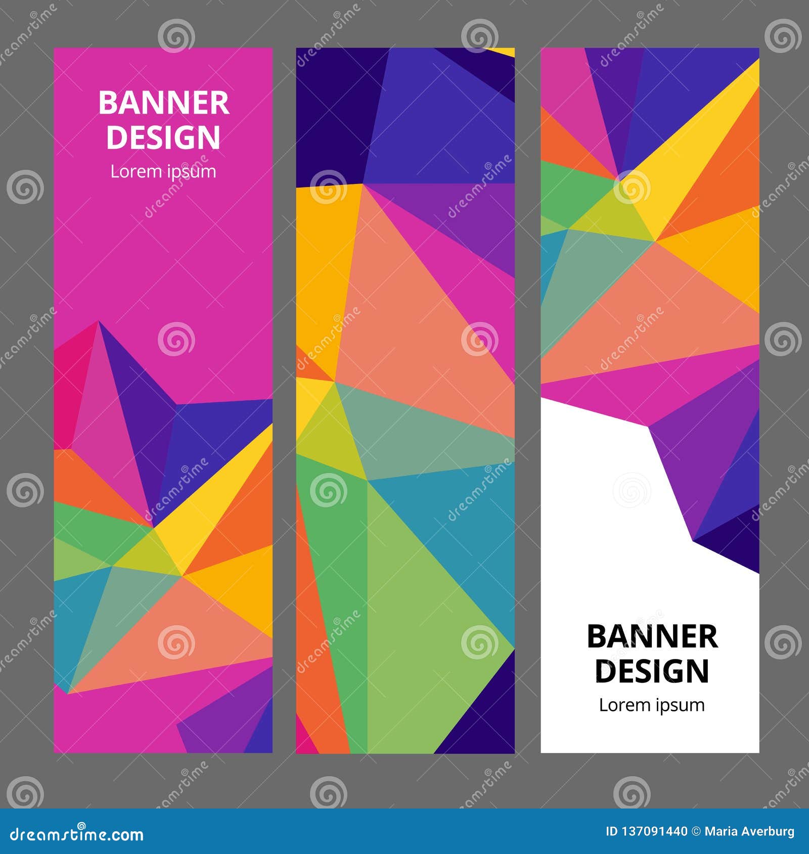 Abstract Modern Banner Background Design Vector Template Stock Vector ...