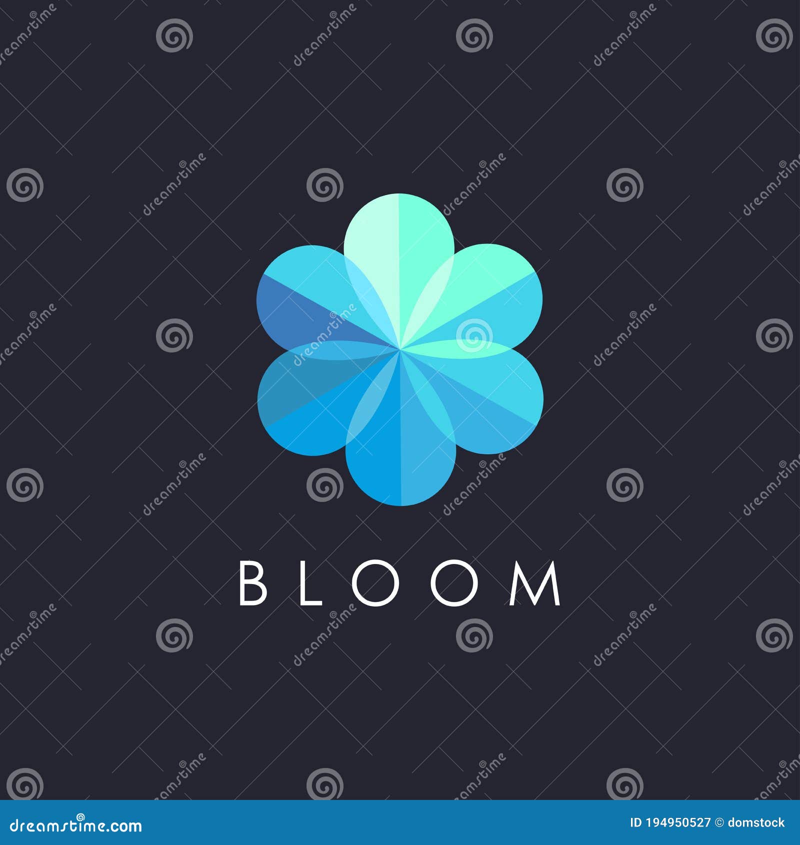 Abstract Modern Blossom Flower Logo Icon Vector Template Stock Vector ...