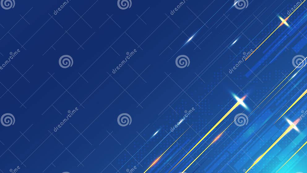 Abstract Modern Blue Light Comet Template Background Stock Vector ...