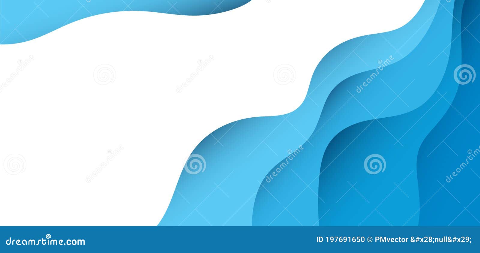 Abstract Modern Blue Ocean Wave Vector Background Stock Vector ...
