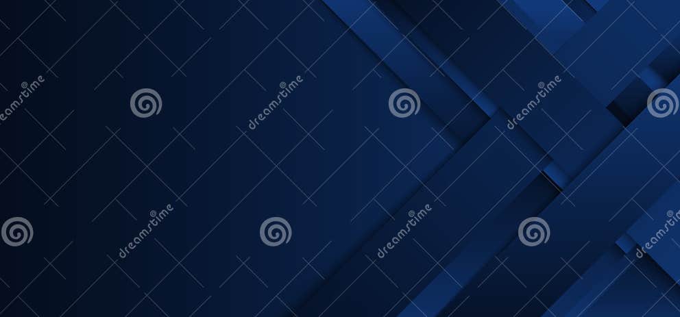 Abstract Modern Blue Stripes or Rectangle Layer Overlapping with Shadow ...