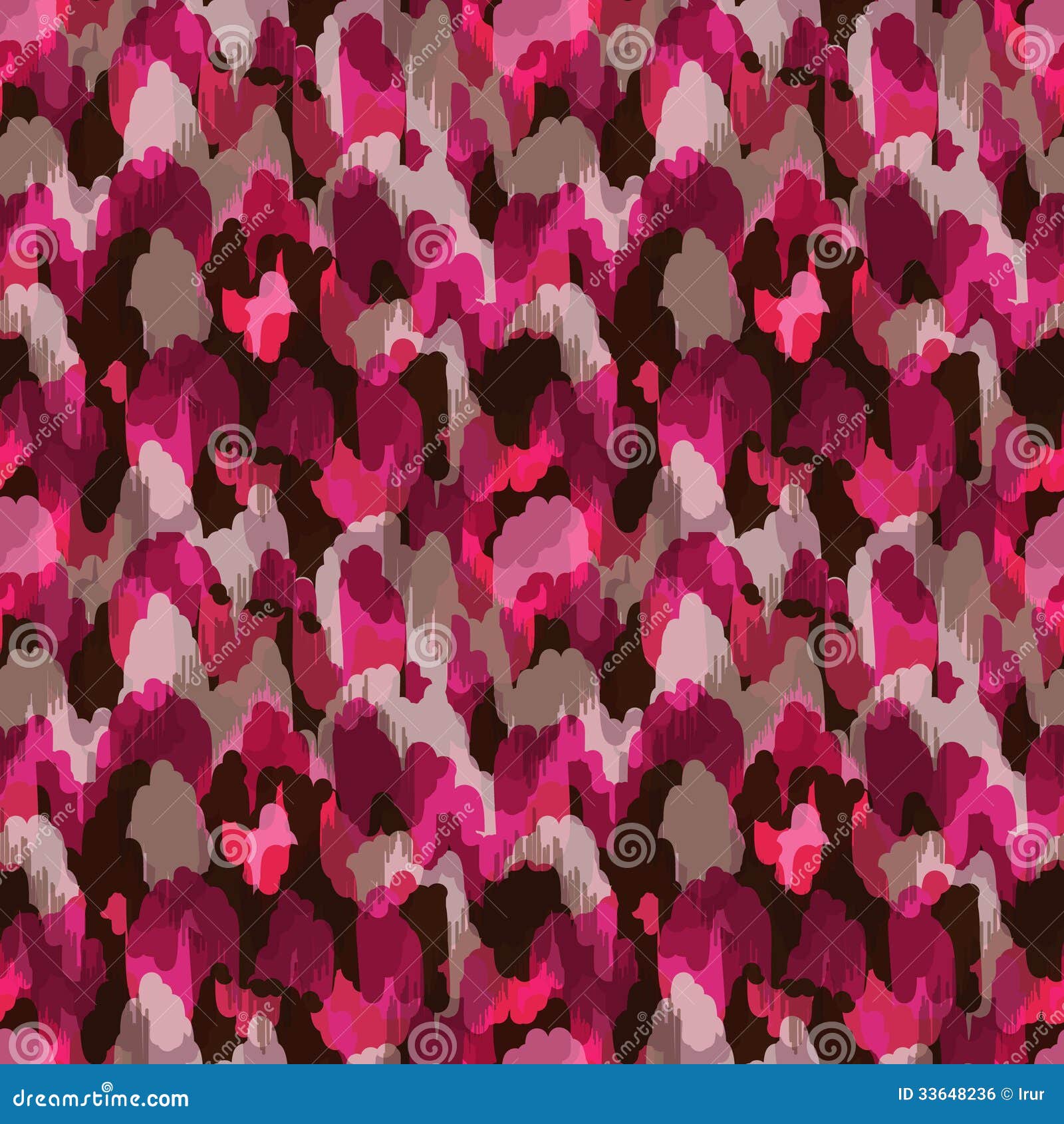 Abstract Modern Bright Pink Seamless Web or Fabric Stock Vector ...