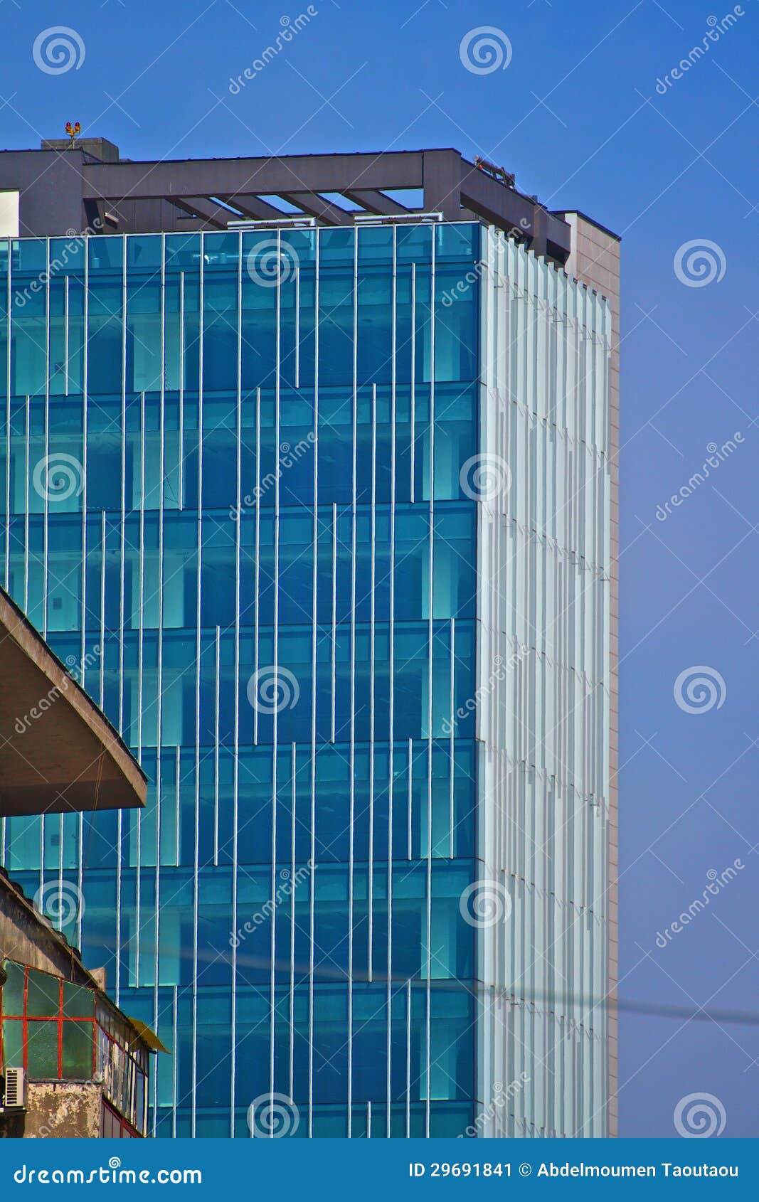 Abstract modern building stock image. Image of perspective - 29691841