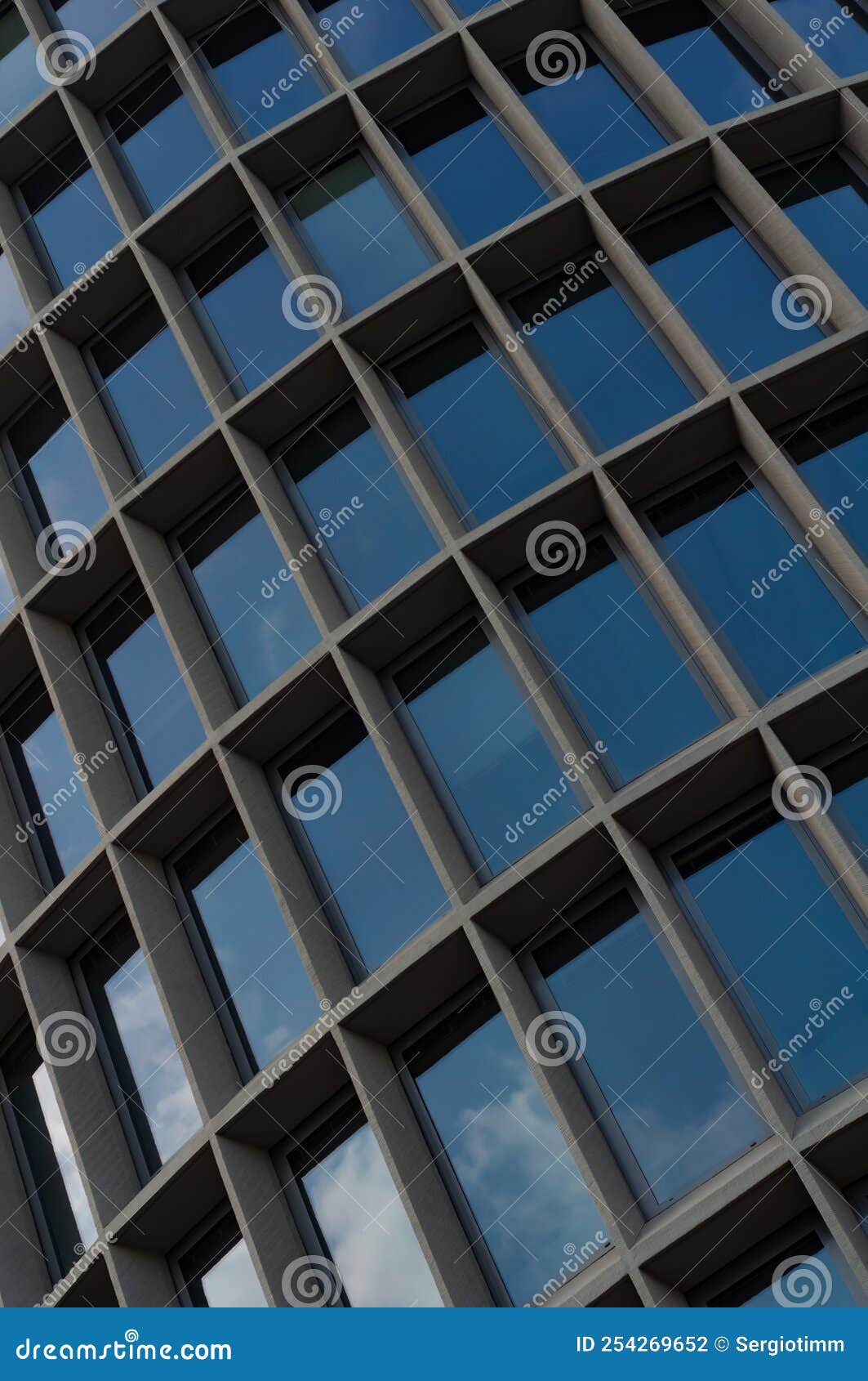 Abstract Modern Building Background for Design, Office Building Facade ...