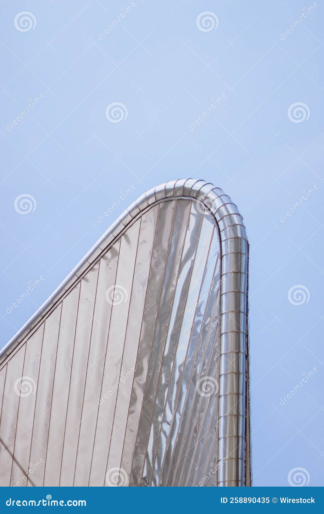 Abstract Modern Building in Rotterdam Stock Image - Image of ...