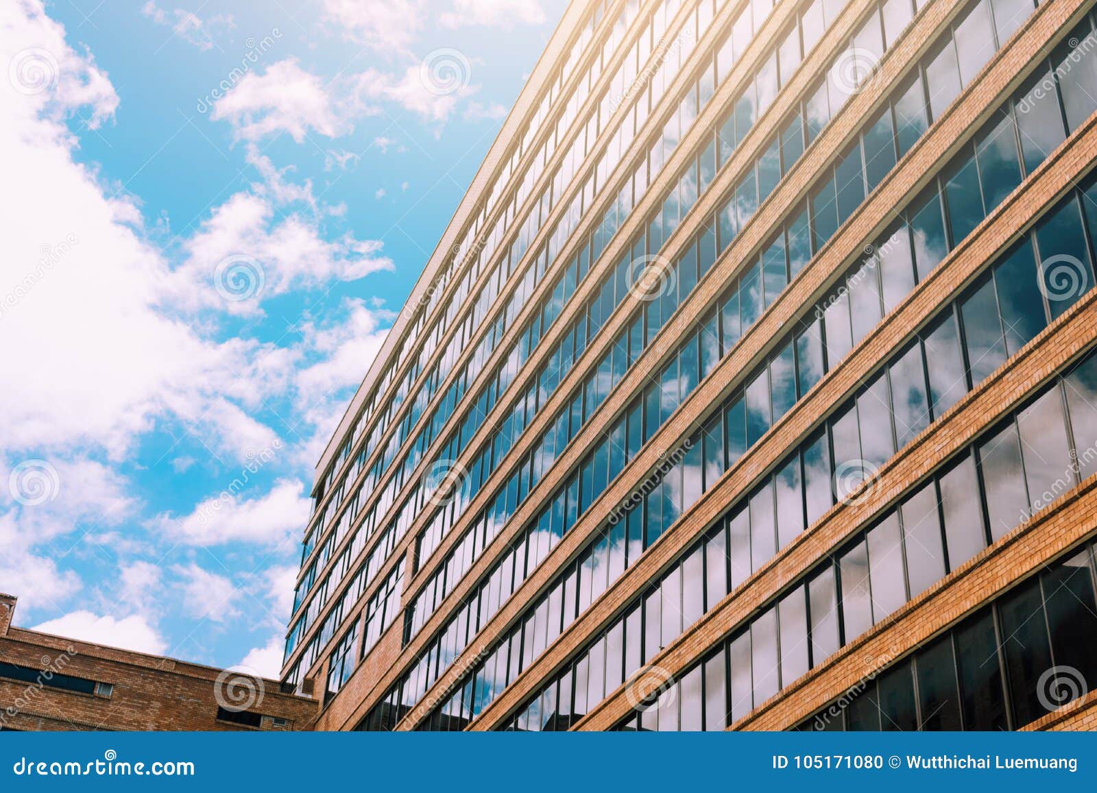 Abstract Modern Building of Skyscraper Stock Photo - Image of view ...