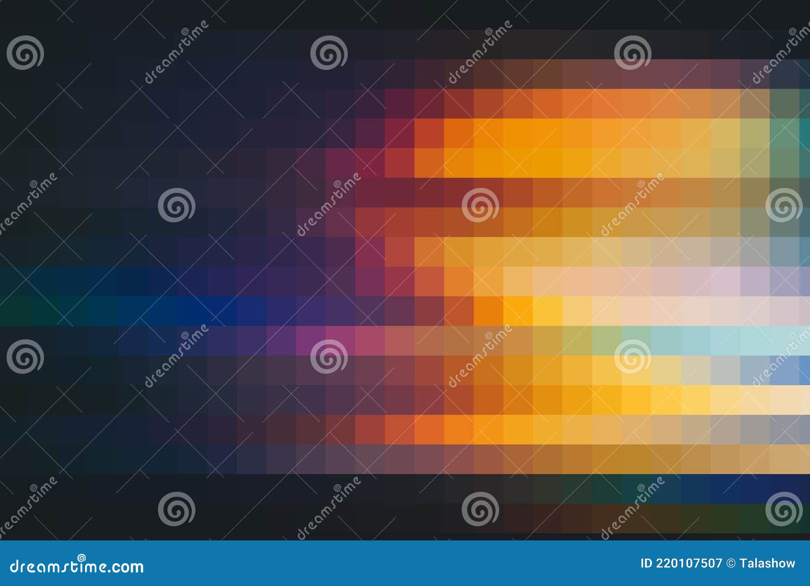 Abstract and Modern Color Background of Pixels Stock Image - Image of ...