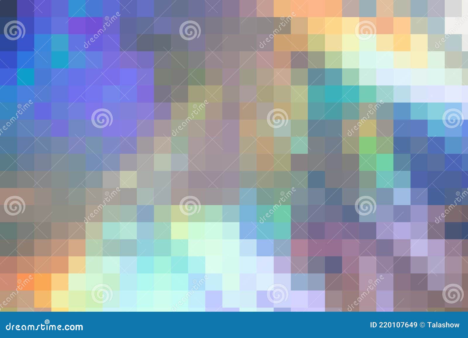 Abstract and Modern Color Background of Pixels Stock Illustration ...