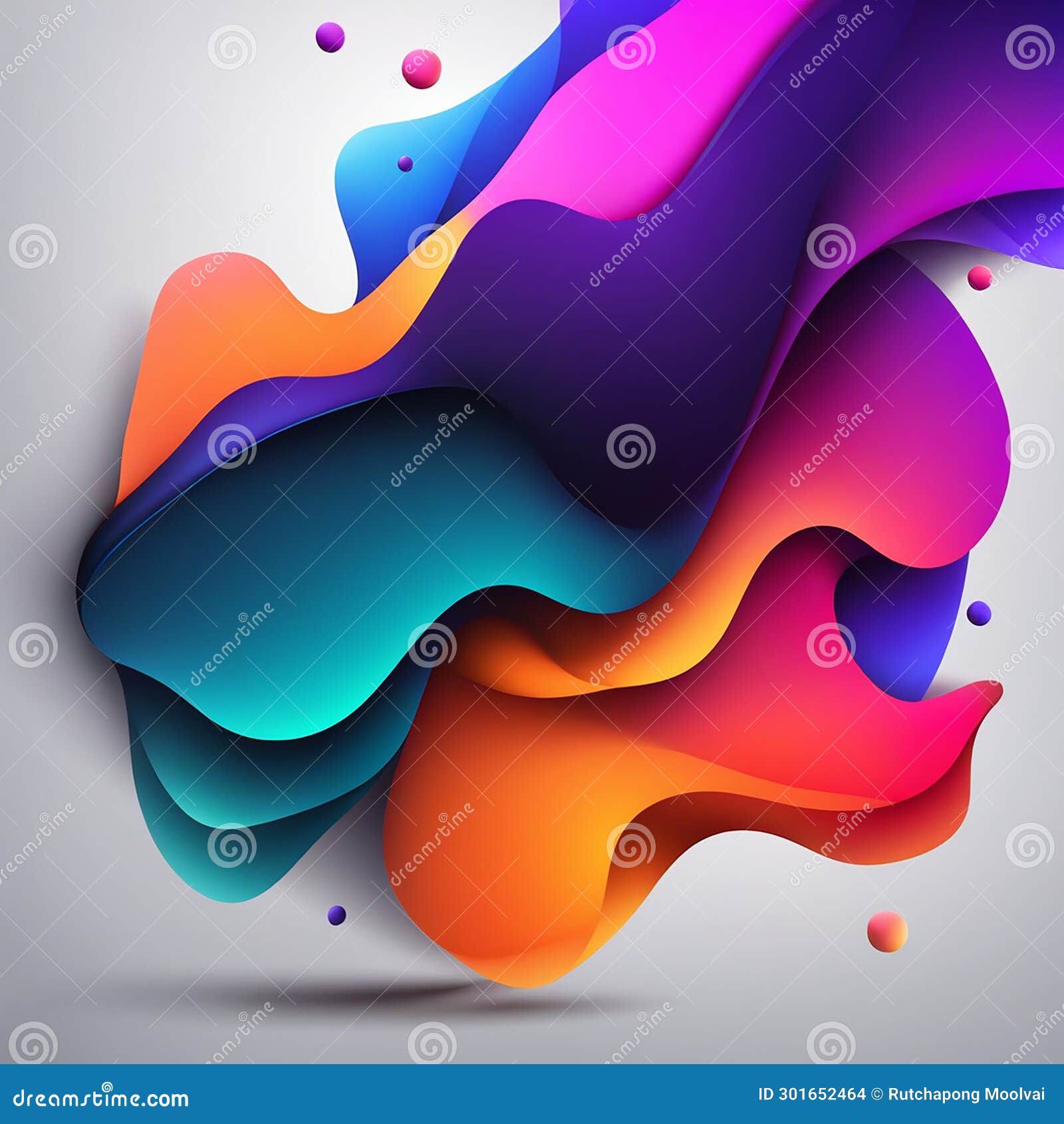Abstract Modern Colorful Blob Background and Texture. Design Colorful ...