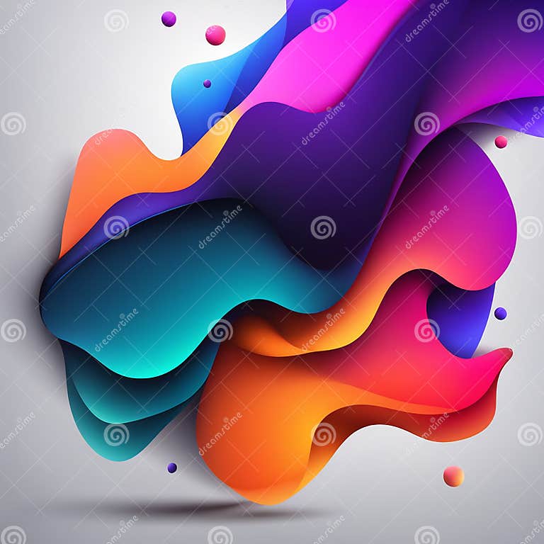 Abstract Modern Colorful Blob Background and Texture. Design Colorful ...