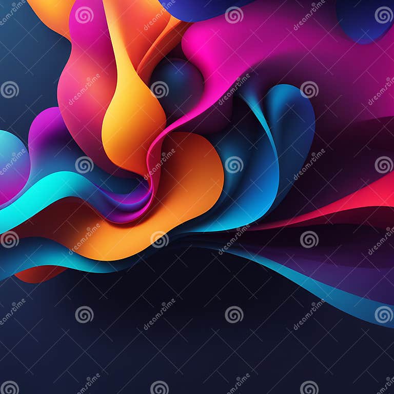 Abstract Modern Colorful Blob Background and Texture. Design Colorful ...