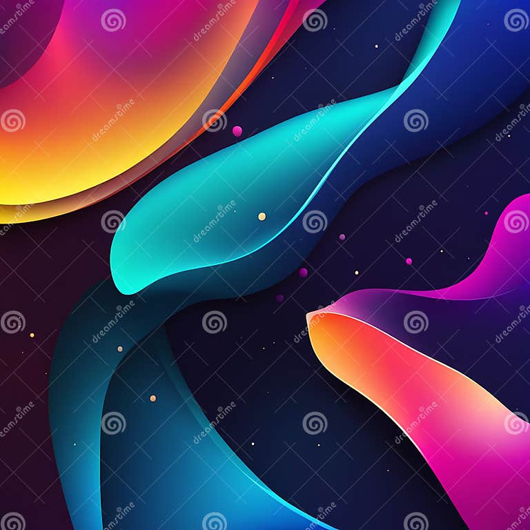 Abstract Modern Colorful Blob Background and Texture. Design Colorful ...