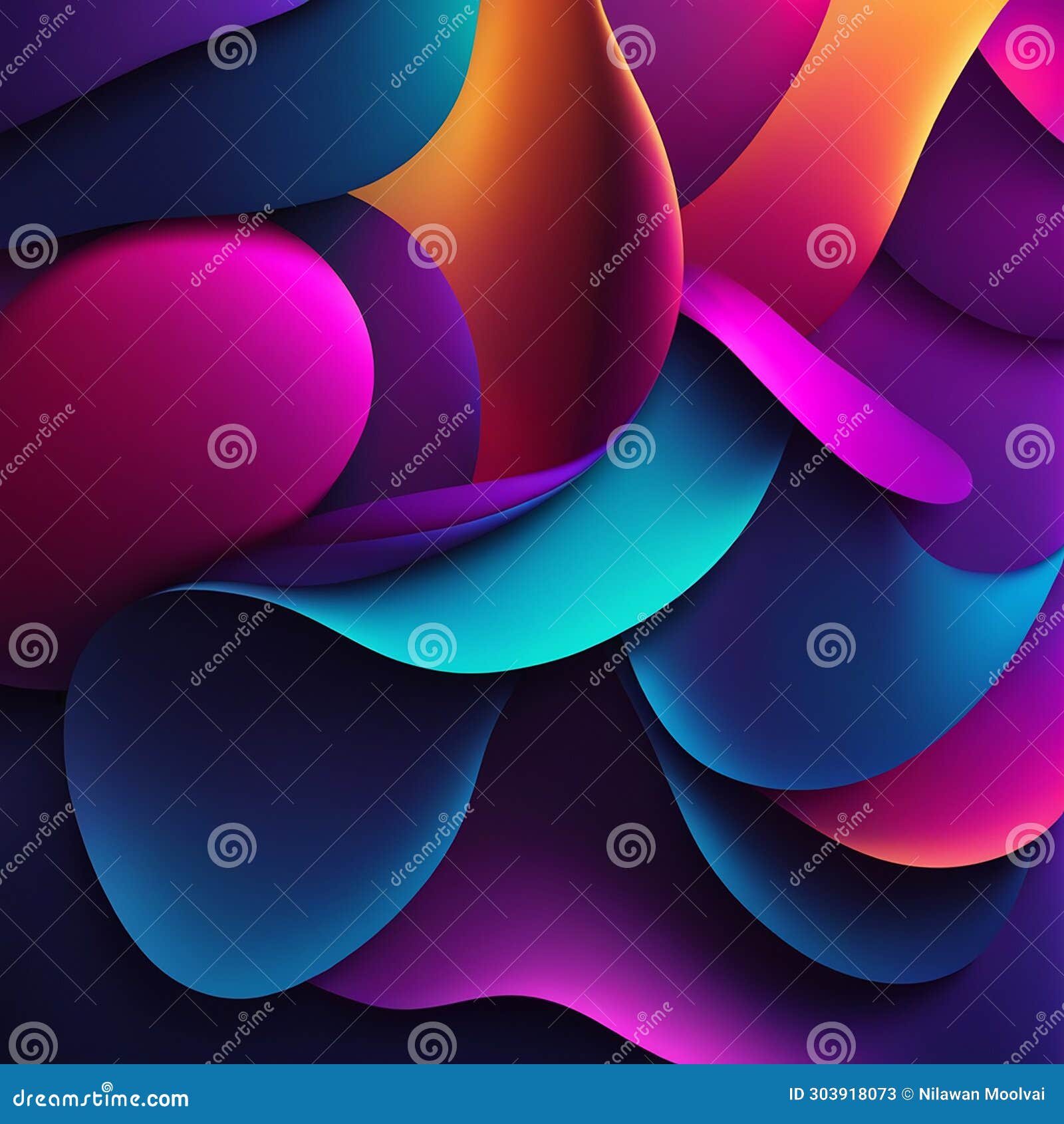 Abstract Modern Colorful Blob Background and Texture. Design Colorful ...