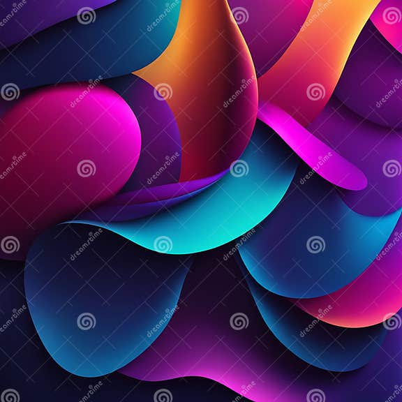 Abstract Modern Colorful Blob Background and Texture. Design Colorful ...