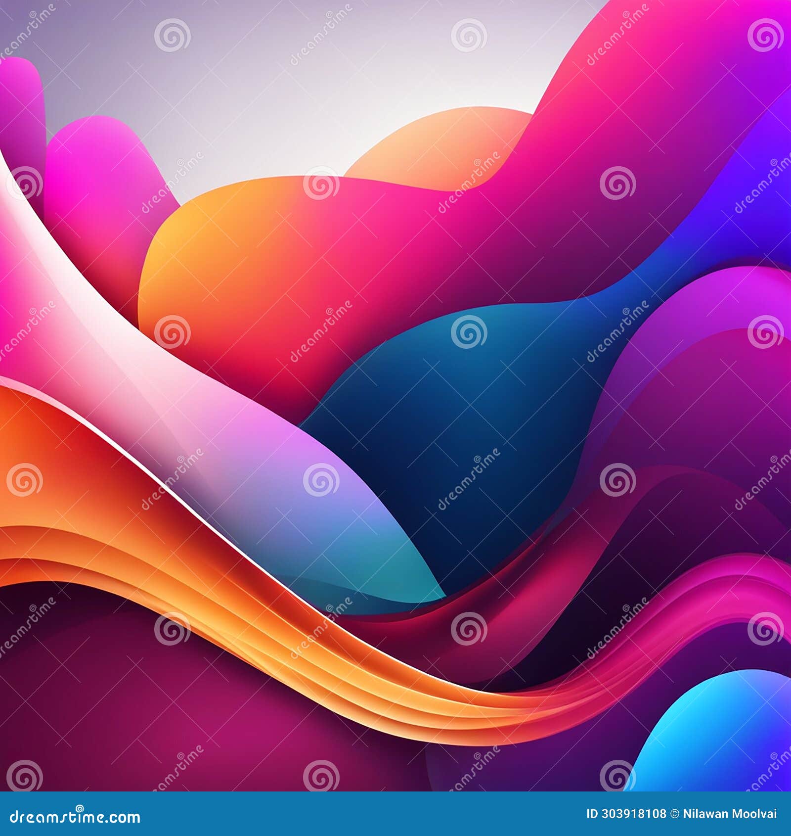 Abstract Modern Colorful Blob Background and Texture. Design Colorful ...