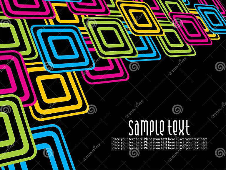Abstract Modern Colorfull Squares Design Stock Vector - Illustration of ...