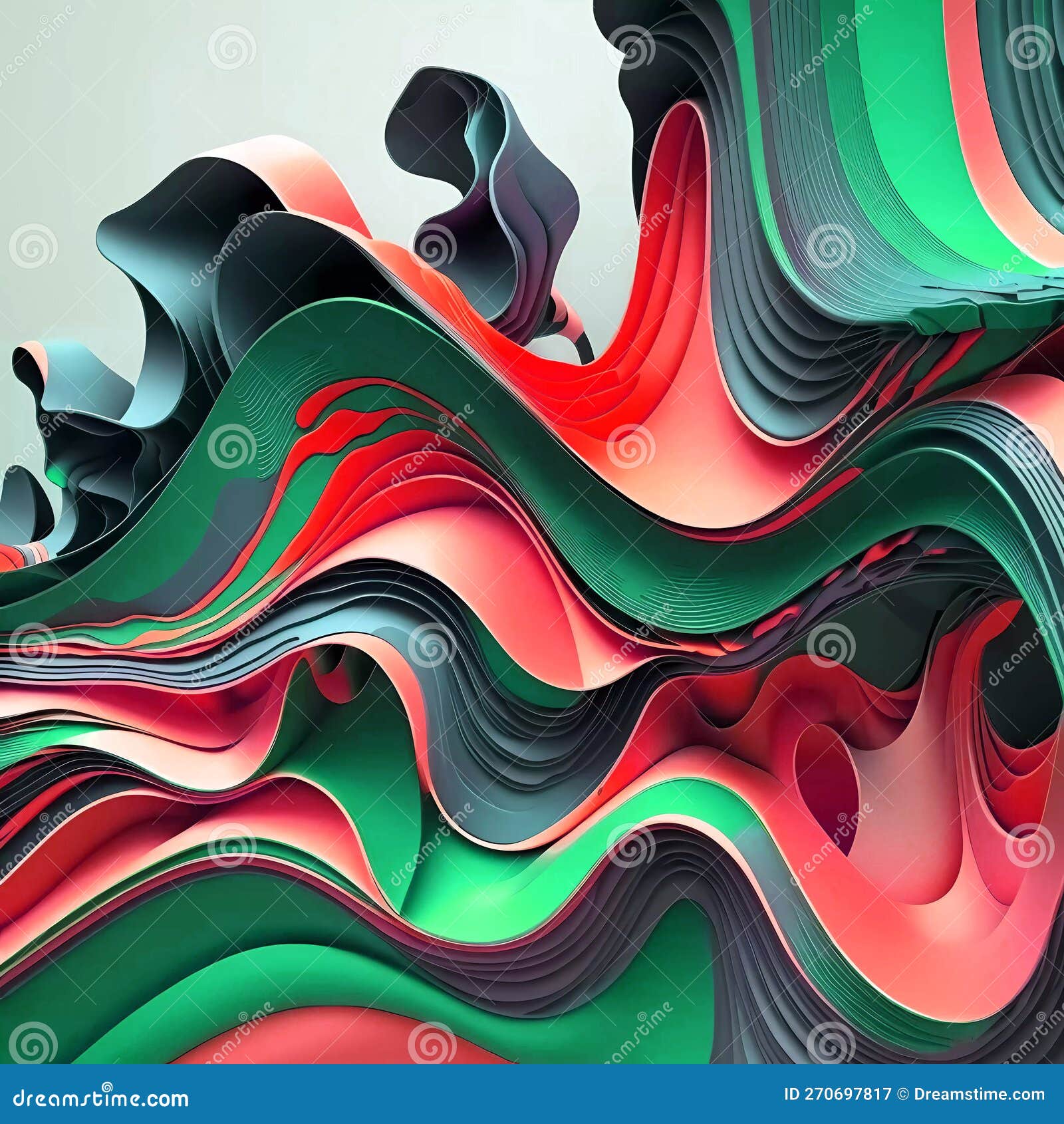 Abstract Modern 3d Layers Background Stock Illustration - Illustration ...