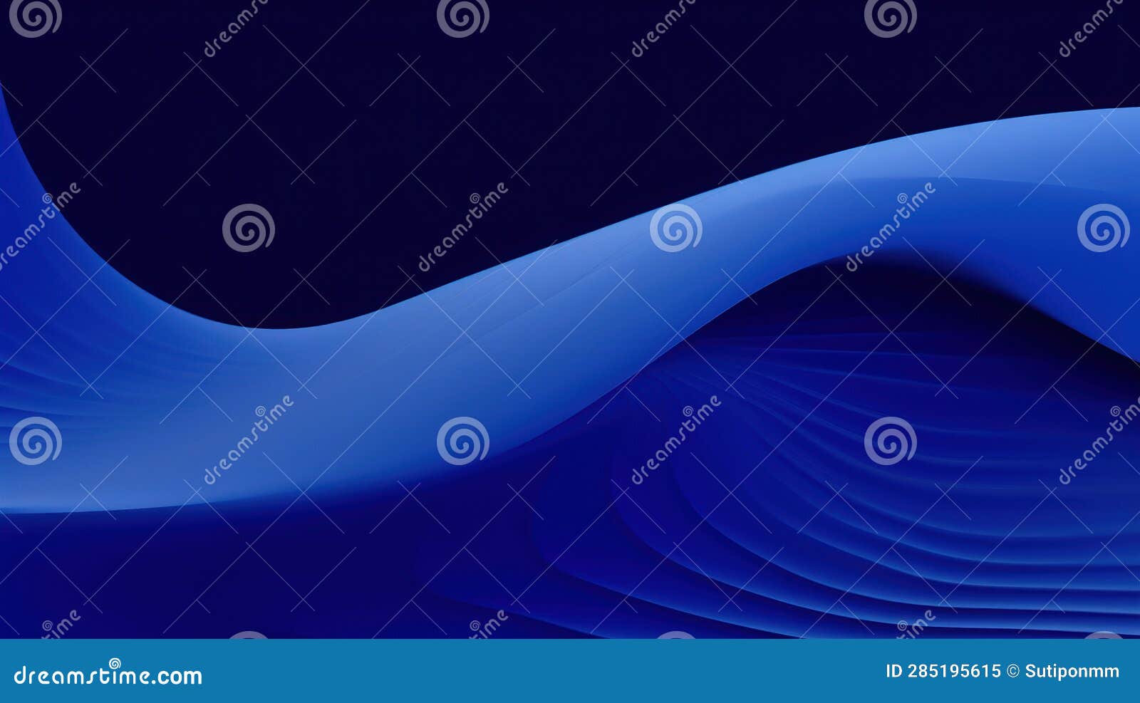 The Abstract Modern Dark Blue Wave Background Stock Illustration ...