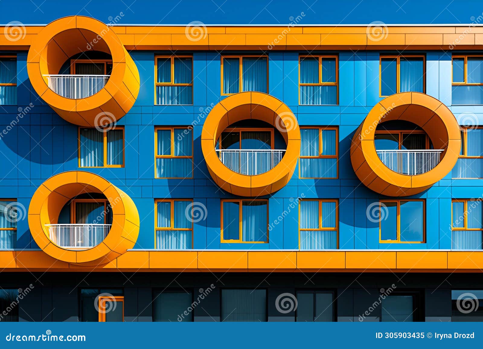 Abstract in a Modern Design Building, Modern Architectural, Multi ...