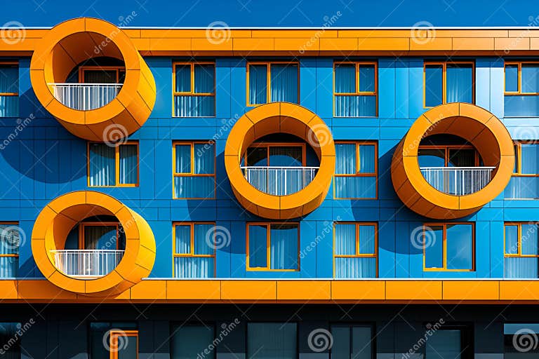 Abstract in a Modern Design Building, Modern Architectural, Multi ...