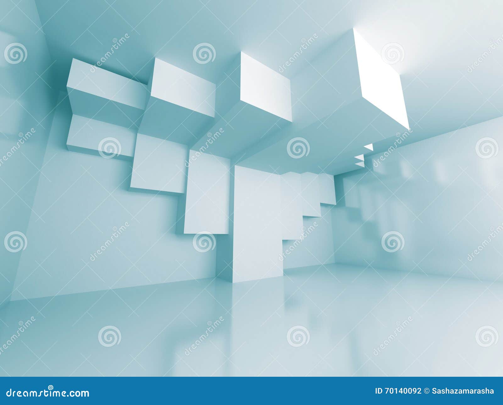 Abstract Modern Design Interior Background Stock Illustration ...