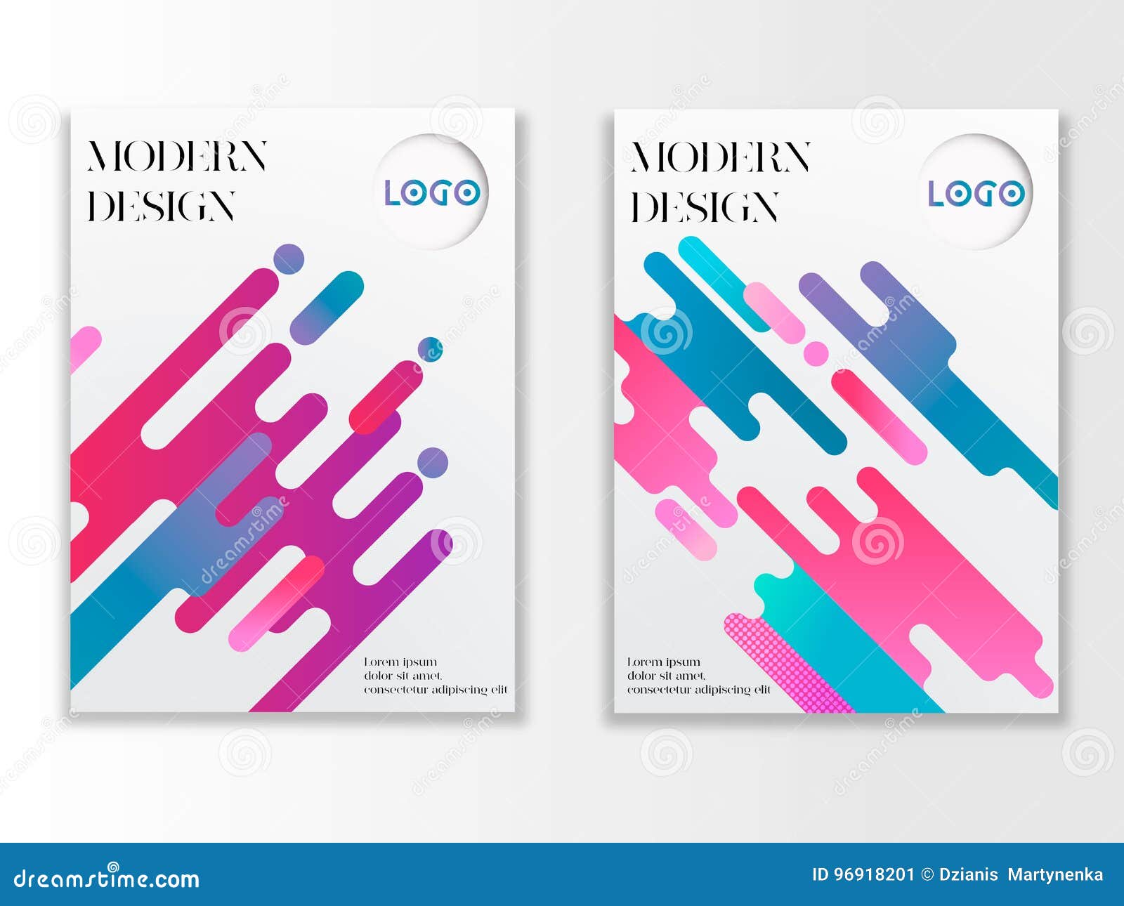 Abstract Modern Design Poster Template Stock Vector - Illustration of ...